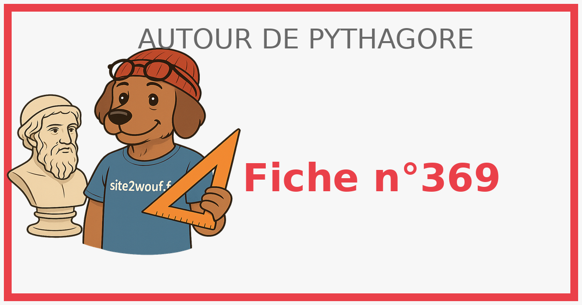 Pythagore : exercices supplémentaires n°369 (Cycle 4) | Corrigés PDF ...