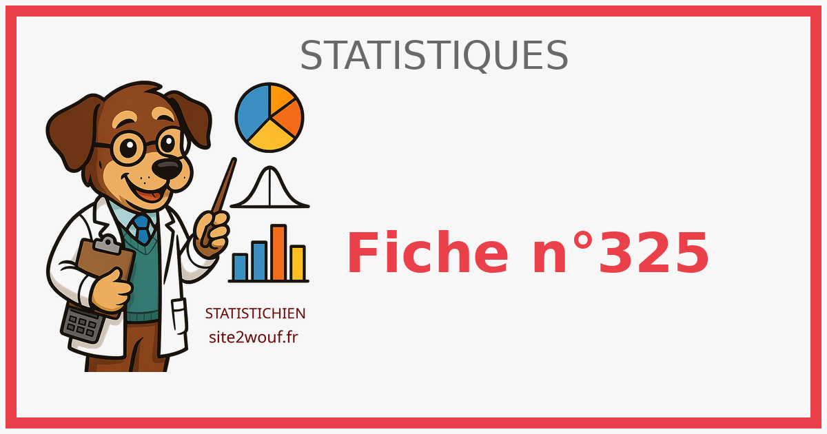 Statistiques – Fiche 325 (Cycle 4) | Corrigés PDF – site2wouf.fr